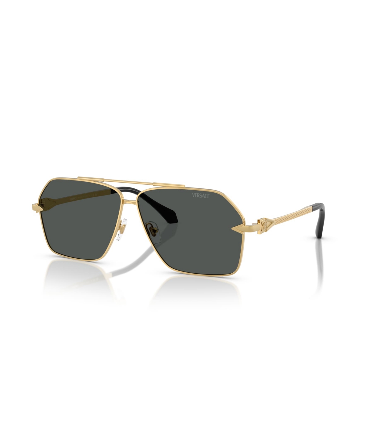 Click here for Versace Mens Square Sunglasses  VE2284 - Gold prices