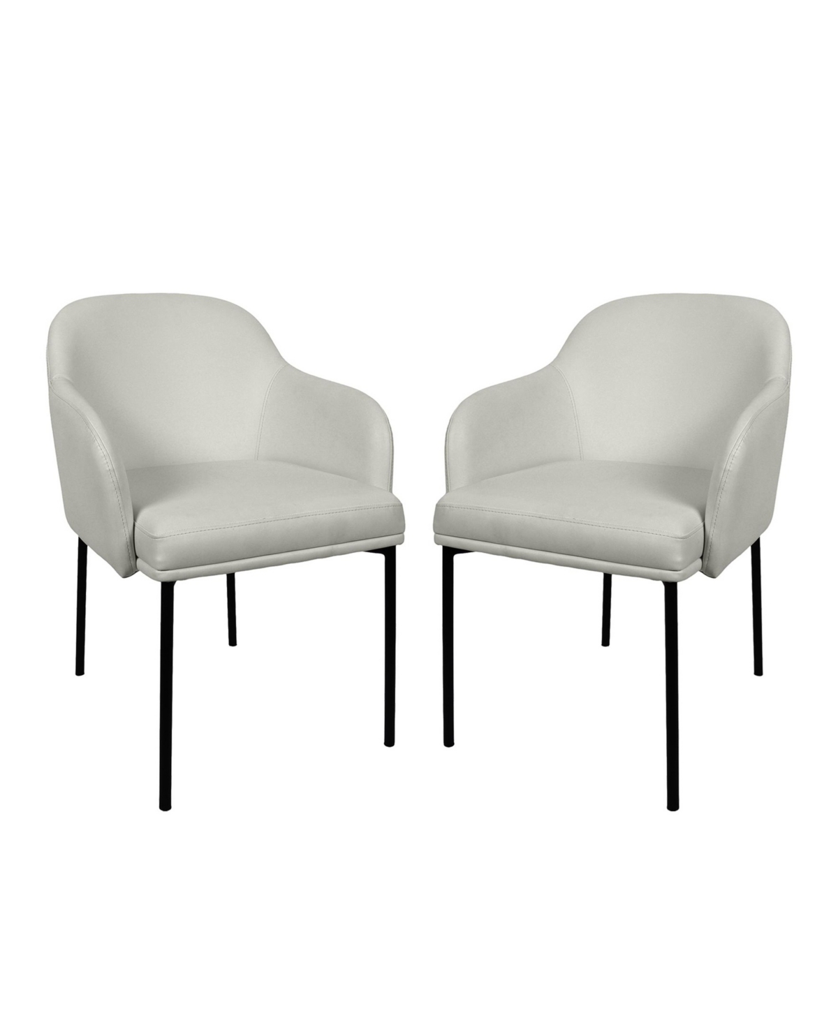 Click here for Loft Faux Leather Upholstered Dining Armchairs  Se... prices