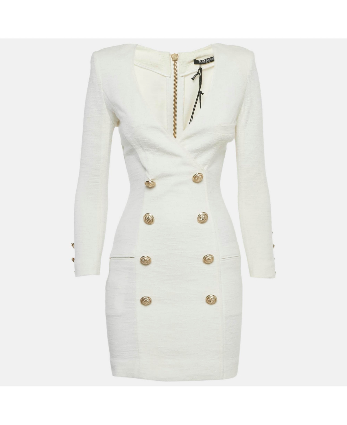 Click here for Pre-Owned Balmain Womens Cotton Button Detail Mini... prices