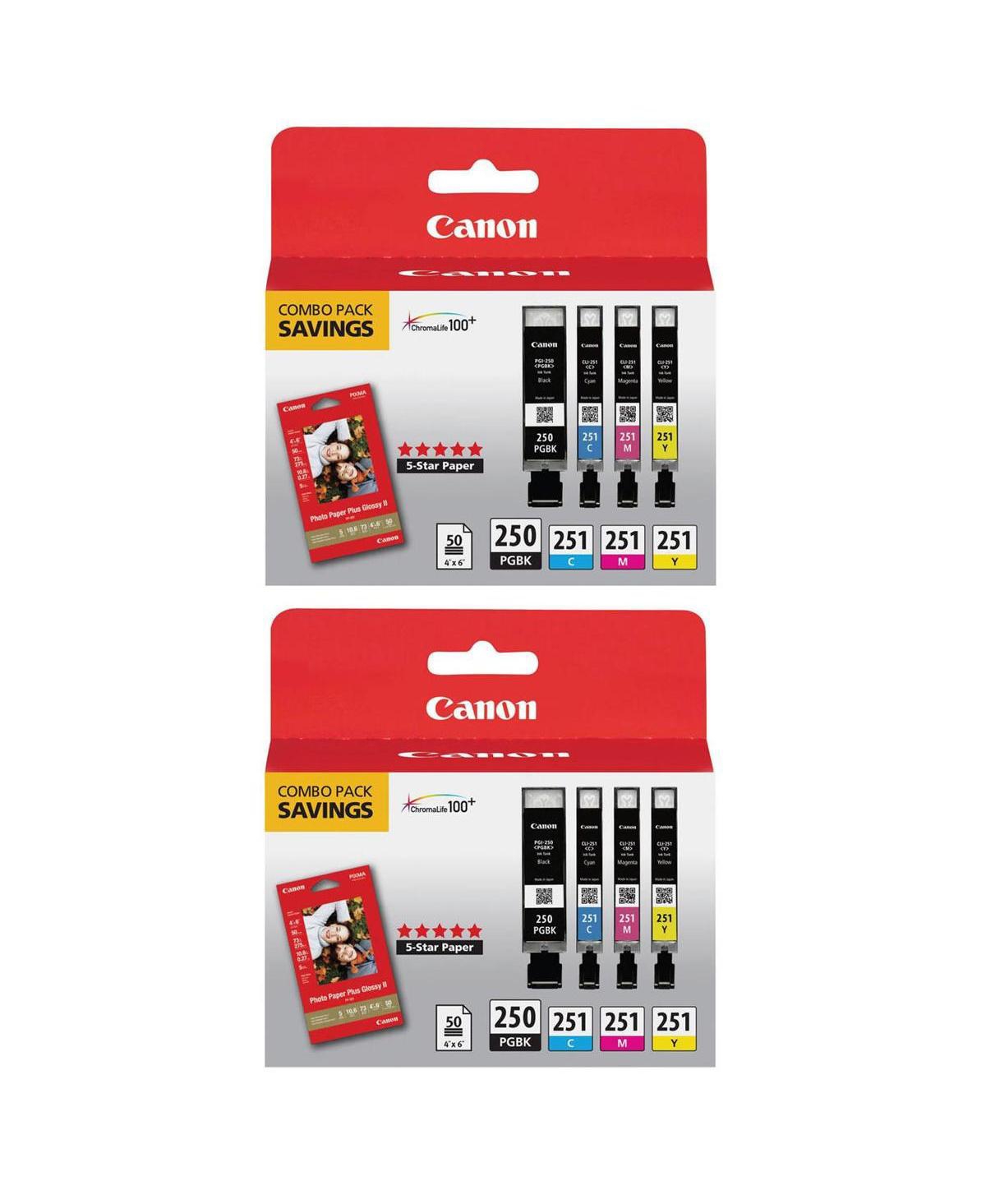 Click here for Canon 2 pack Pgi 250 & Cli 251 combo with photo pa... prices