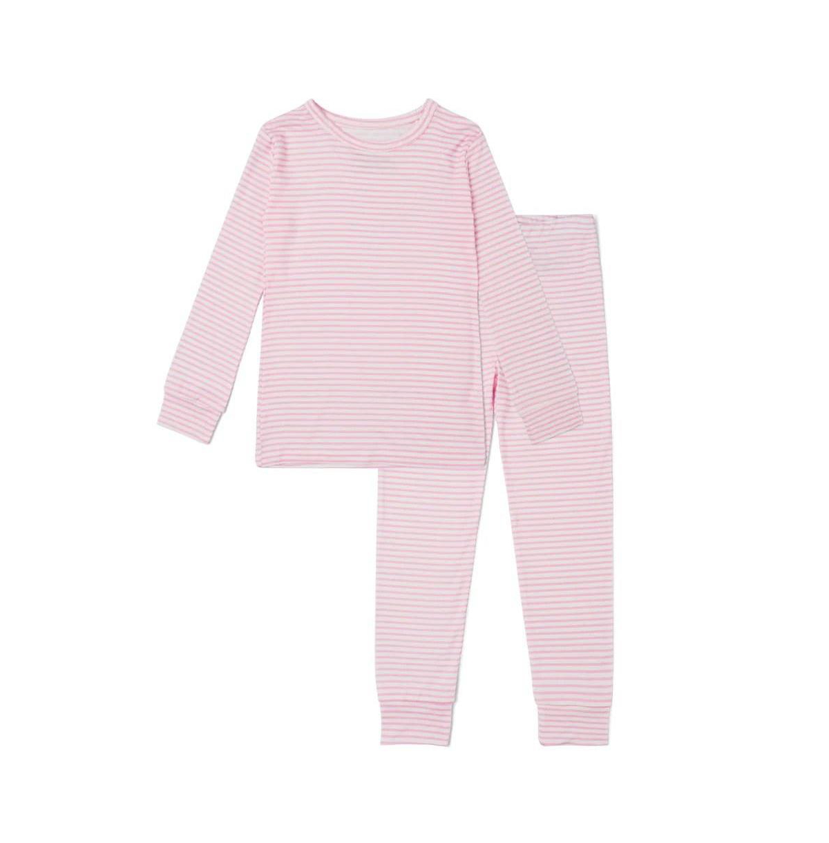 Click here for Motette Baby Girls Ballet Stripe Pajama Set - Pink... prices