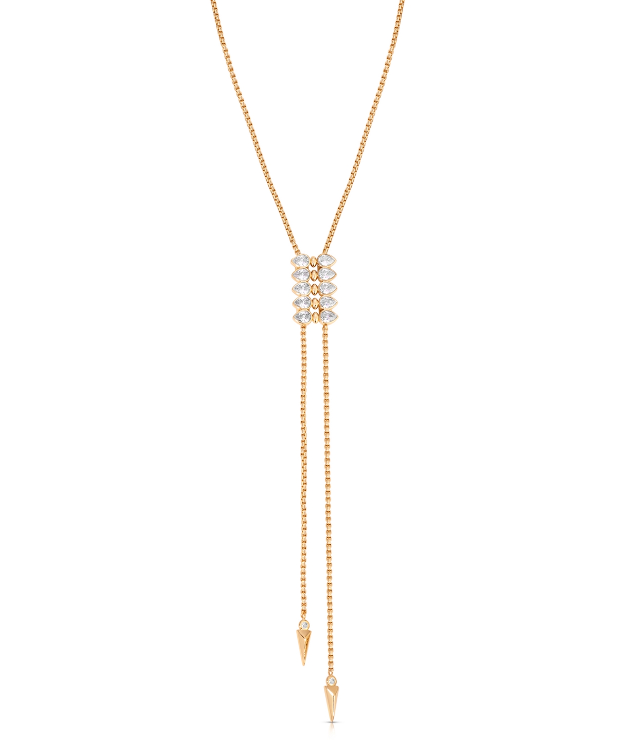 Click here for Ettika Crystalized Bolo Necklace - Gold prices