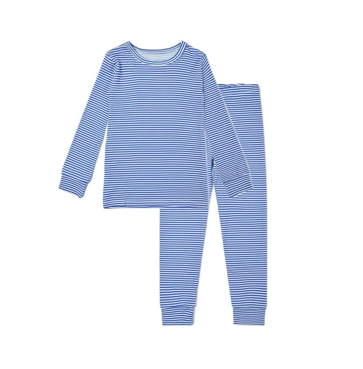 Click here for Motette Baby Boys Cobalt Stripe Pajama Set - Blue... prices