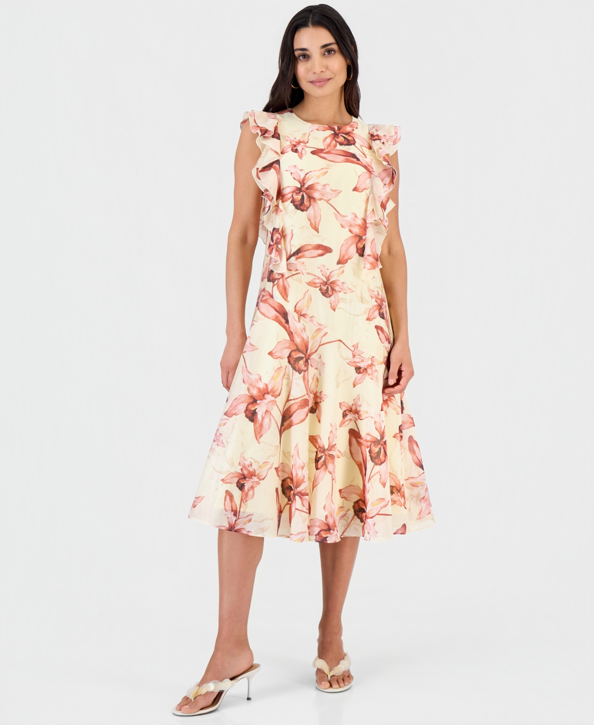 Click here for I.n.c. International Concepts Petite Printed Ruffl... prices