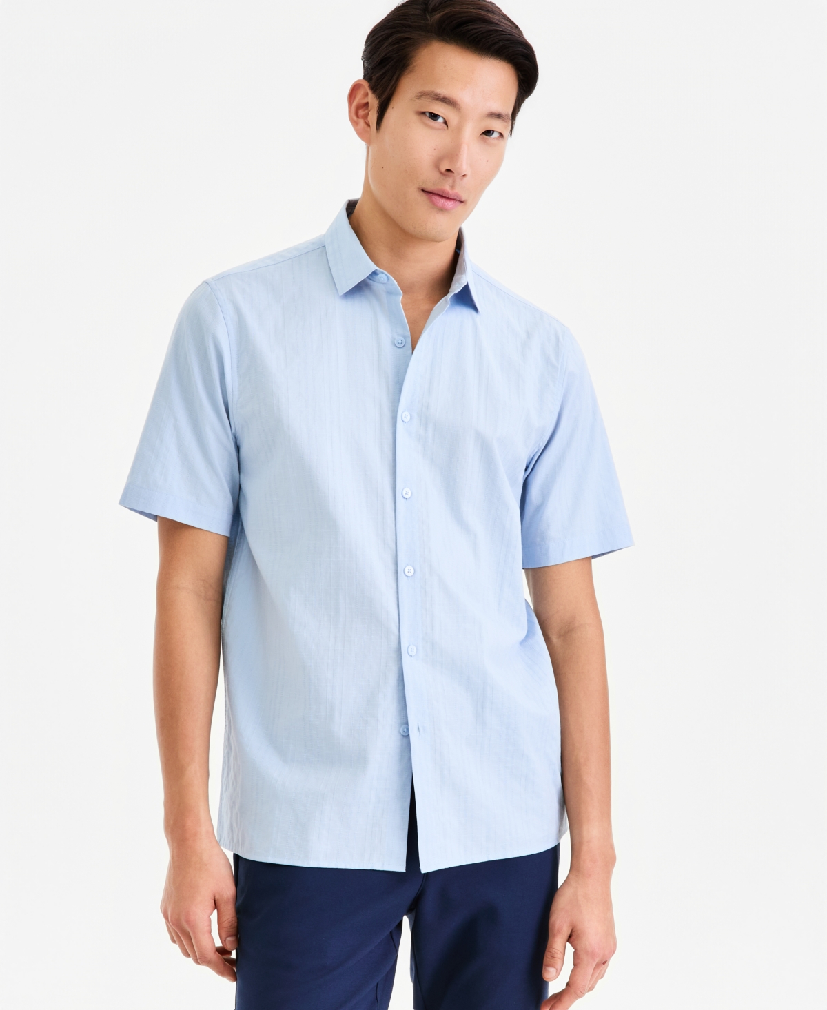 Click here for Alfani Mens Short-Sleeve Solid Texture Shirt  Macy... prices