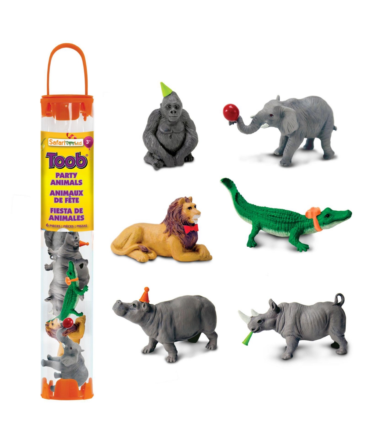 Click here for Safari Ltd. 6 Piece Party Animals prices