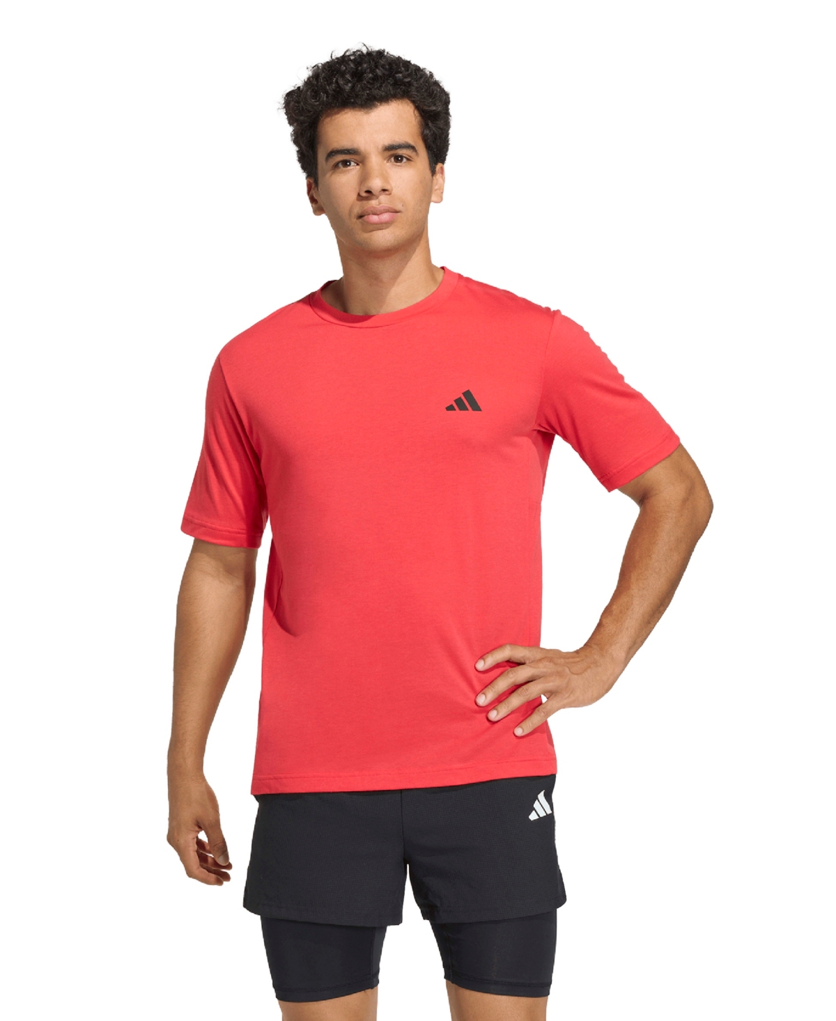 Click here for adidas Mens Workout Essentials Crewneck T-Shirt -... prices