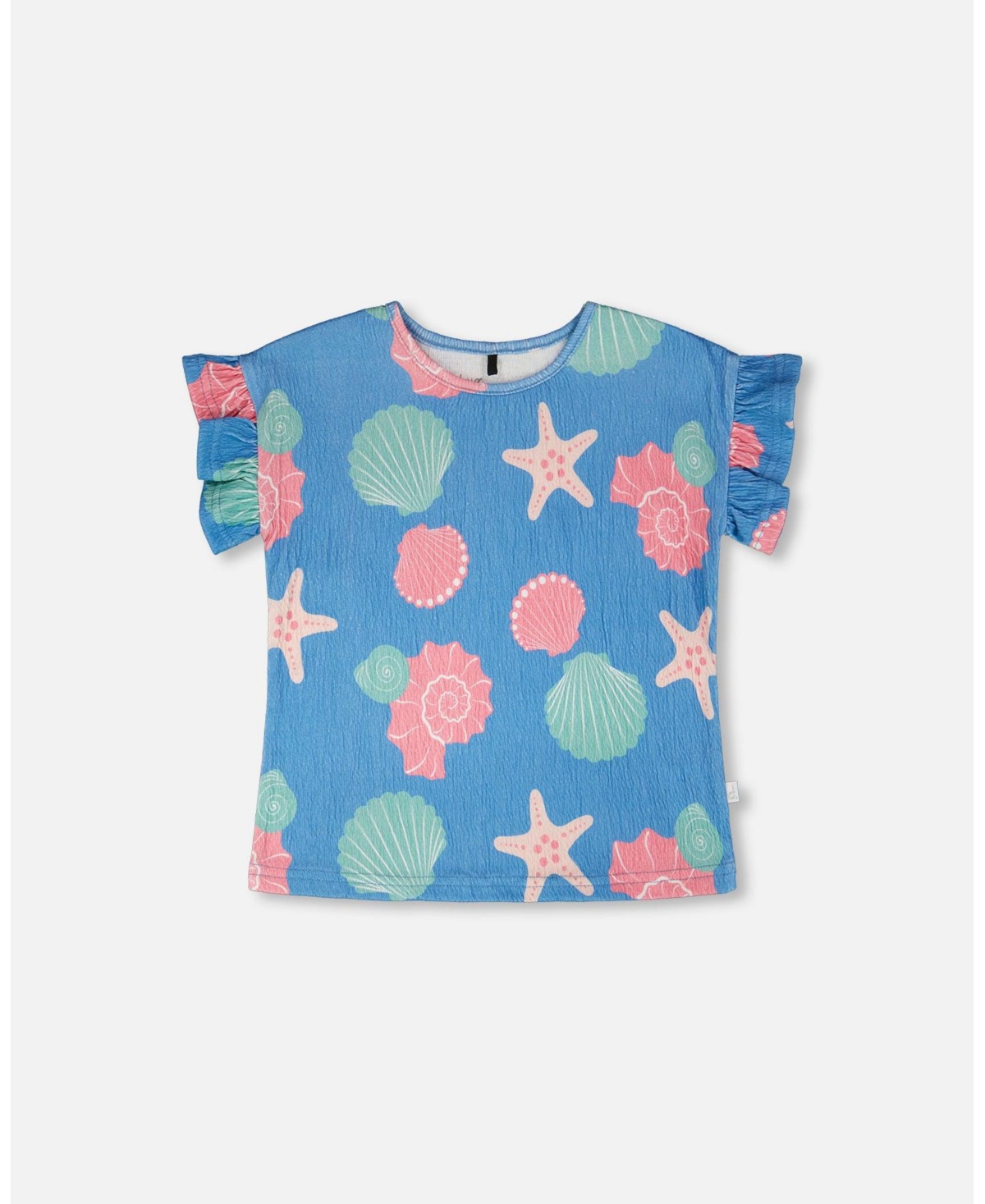 Click here for Deux par Deux Big Girls Crinkle Jersey T Shirt wit... prices