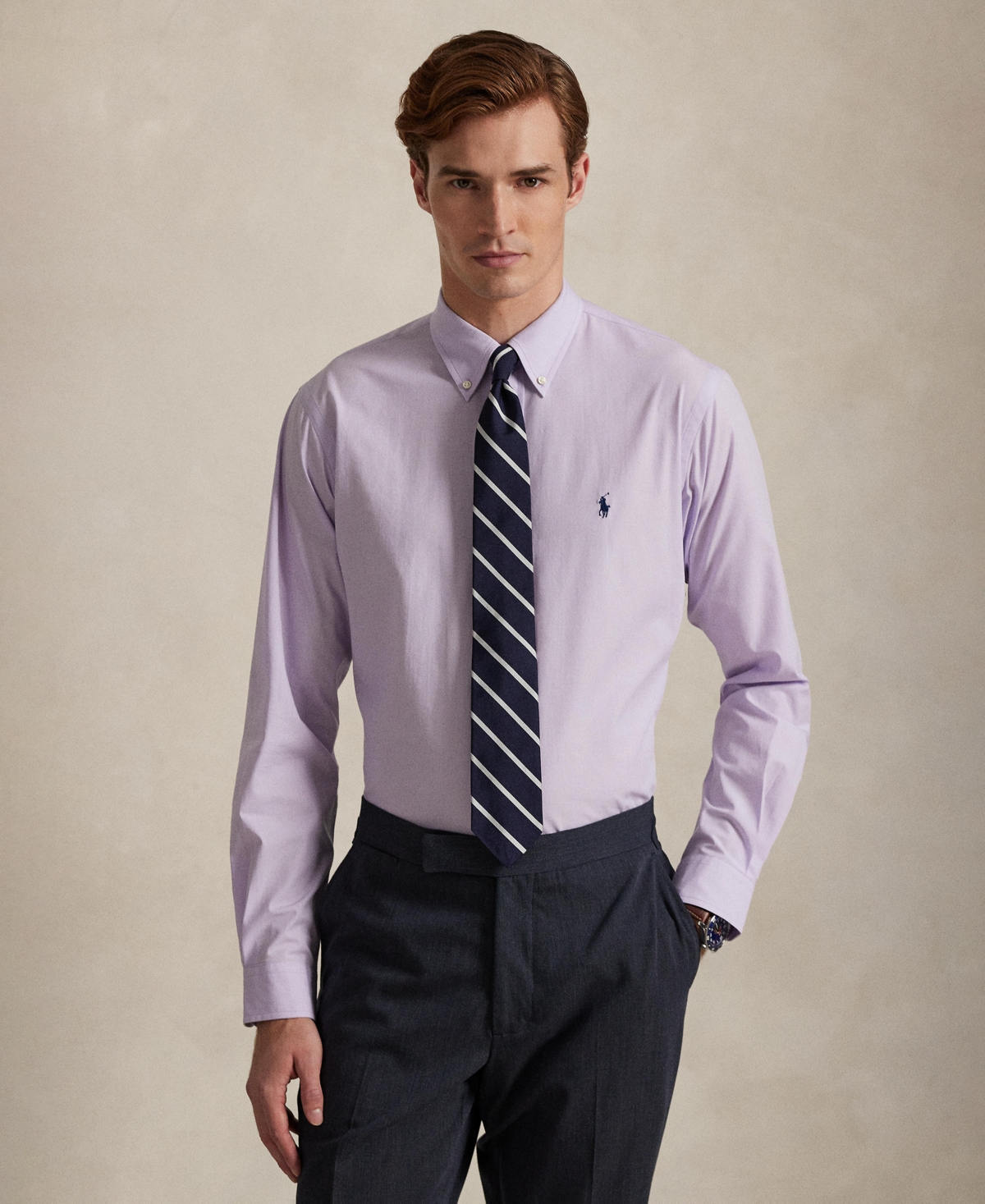 Click here for Polo Ralph Lauren Mens Classic-Fit Gingham Stretch... prices