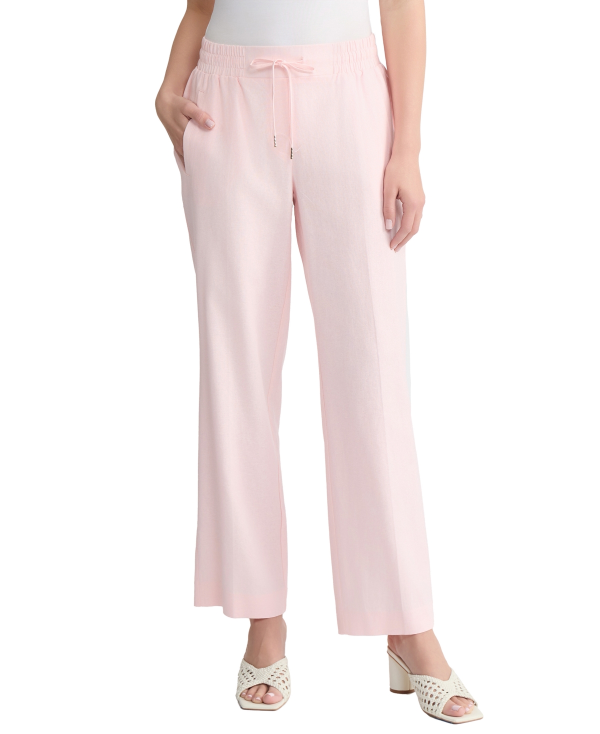 Click here for Jones New York Womens Pull-On Pants - Petal Pink prices