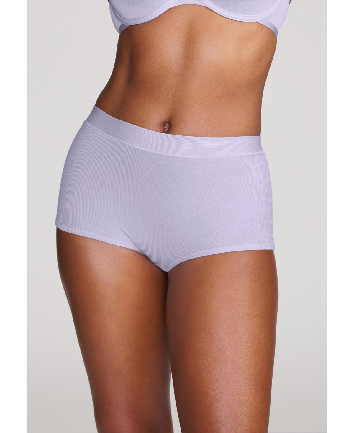 Click here for Cuup Womens The Boy Short - Modal Silk Rib - Lilac prices