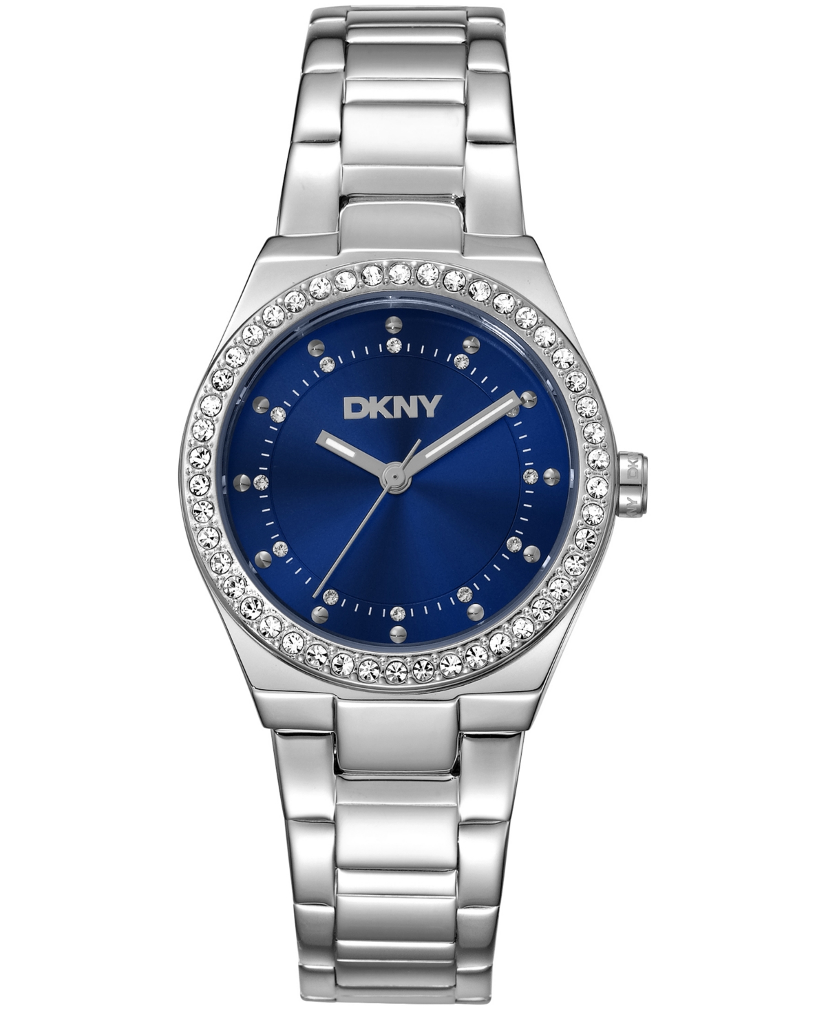 Click here for Dkny Womens Blue Dial Crystal Dial Markers Crystal... prices