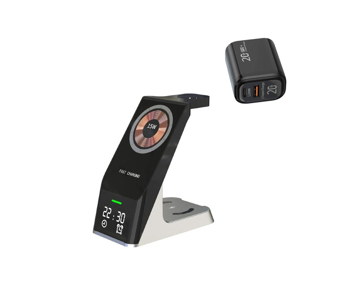 Click here for Risokeys 6-in-1 Multi-Function Clock Alarm - 15W F... prices