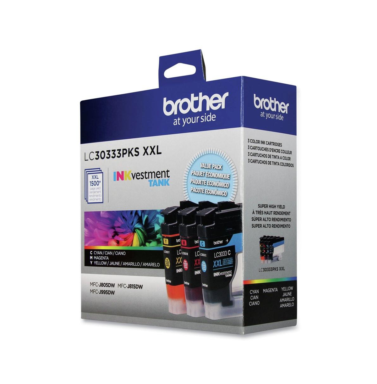 Click here for Brother LC30333PKS INKvestment 1 500 Page-Yield Su... prices