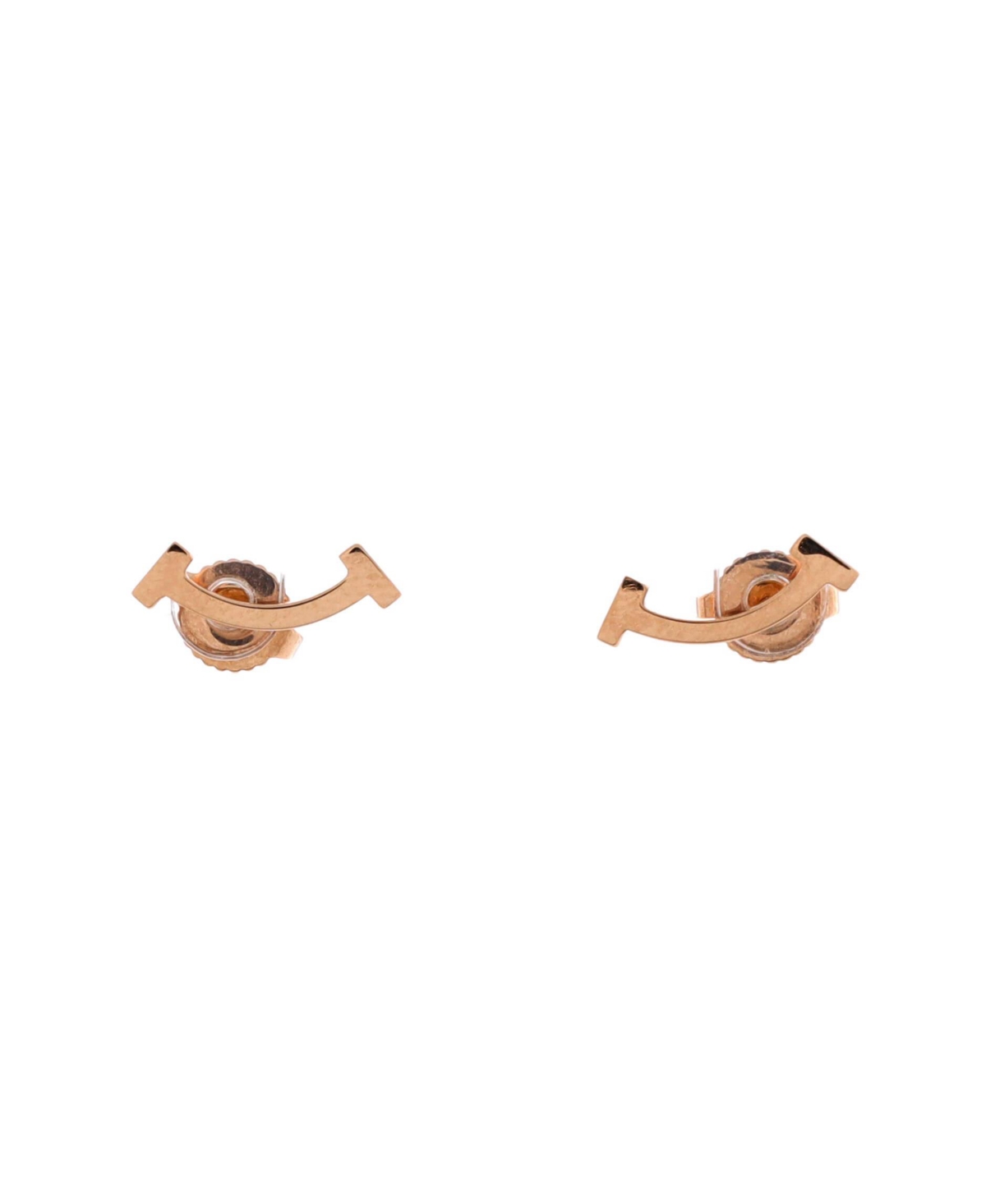 Click here for Pre-Owned Tiffany & Co T Smile Stud Earrings - 18k... prices