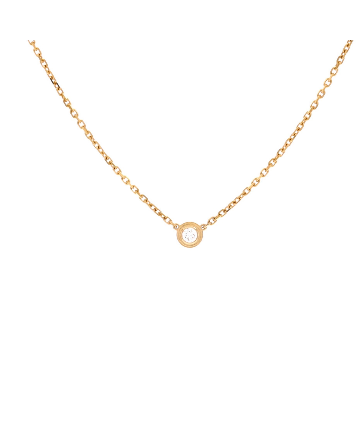 Click here for Pre-Owned Cartier DAmour Pendant Necklace - 18k ye... prices