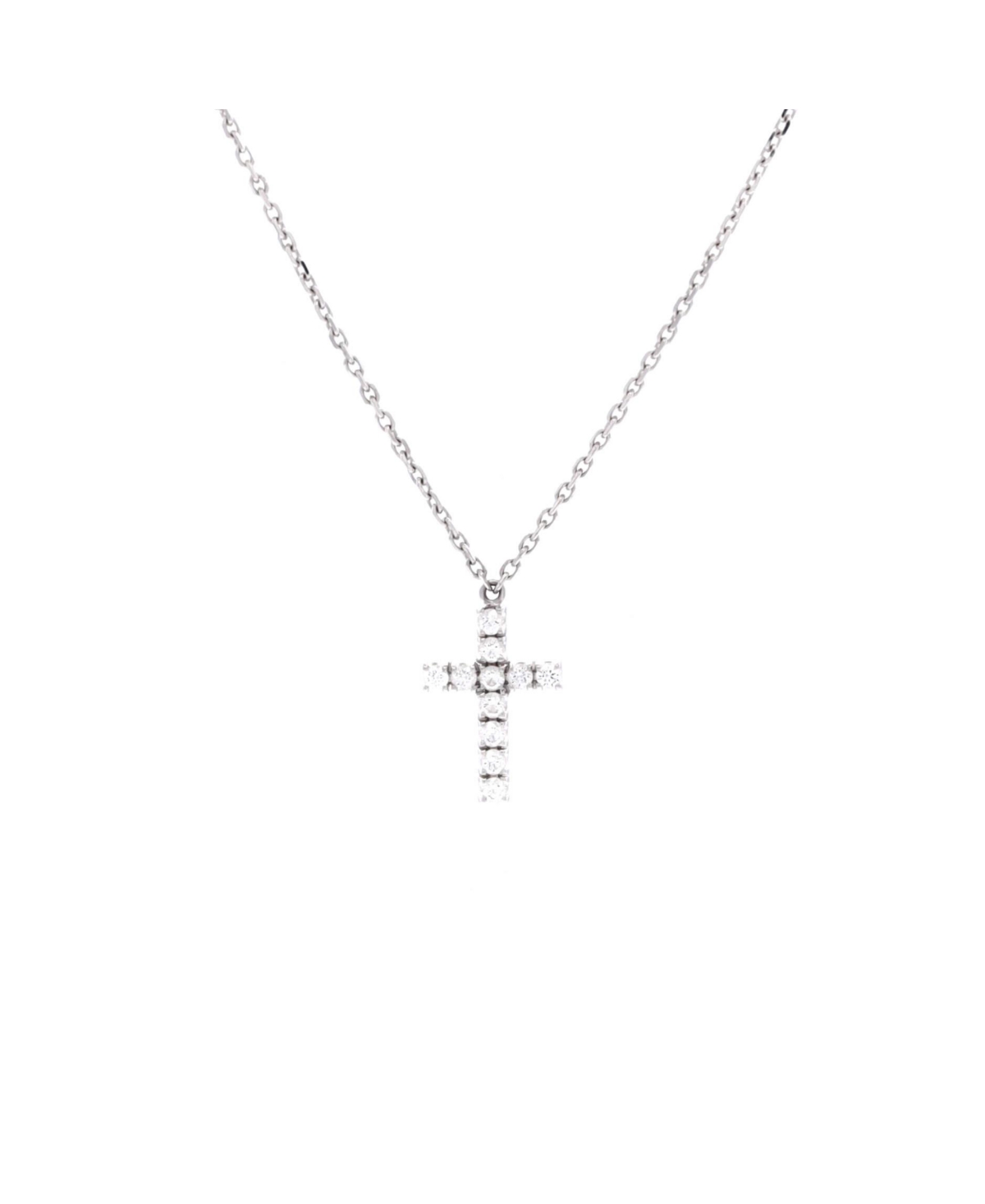 Click here for Pre-Owned Cartier Cross Pendant Necklace - 18k whi... prices