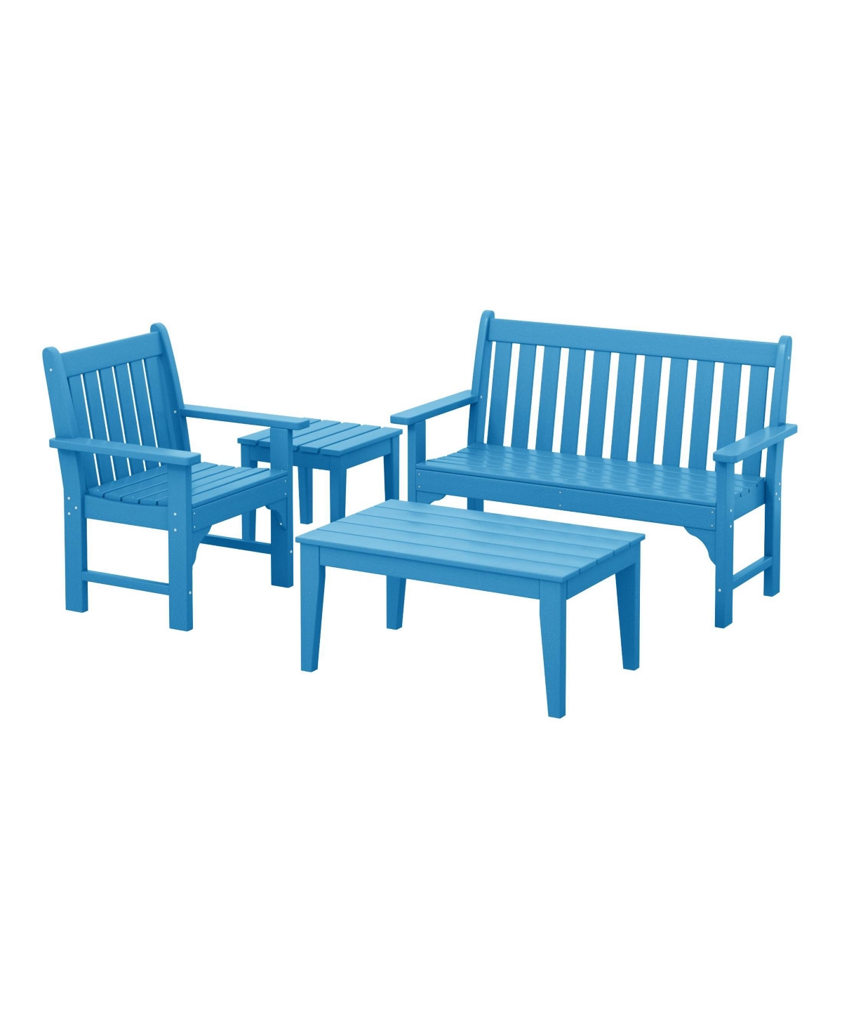 Click here for WestinTrends 4-Piece Hdpe Outdoor Patio Furniture... prices