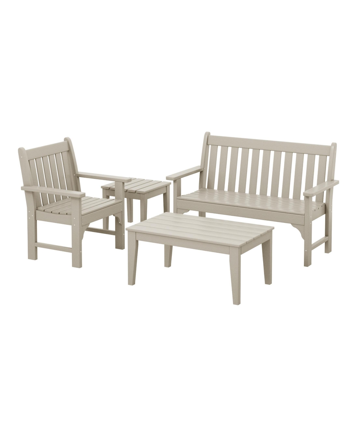 Click here for WestinTrends 4-Piece Hdpe Outdoor Patio Furniture... prices