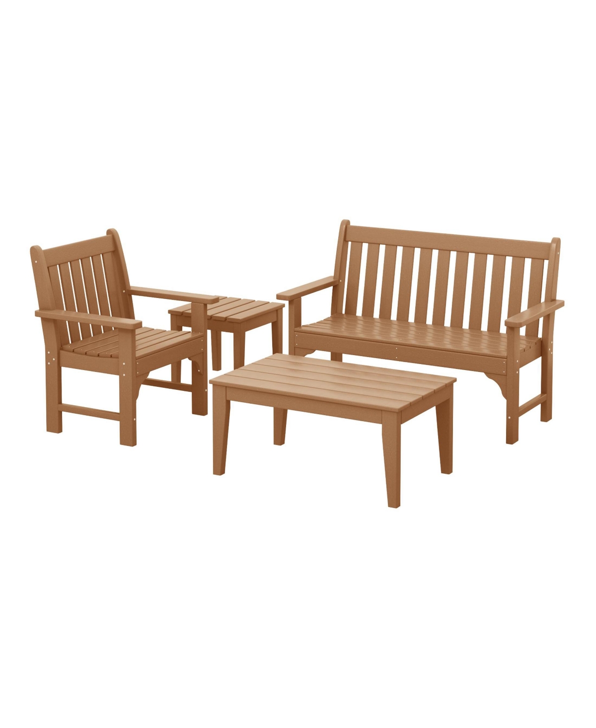 Click here for WestinTrends 4-Piece Hdpe Outdoor Patio Furniture... prices