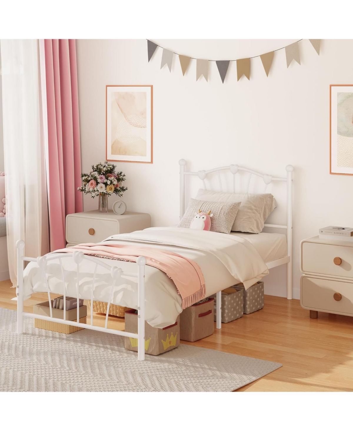 Click here for gaomon Twin Size Metal Bed Frame  Twin Bed Frames... prices