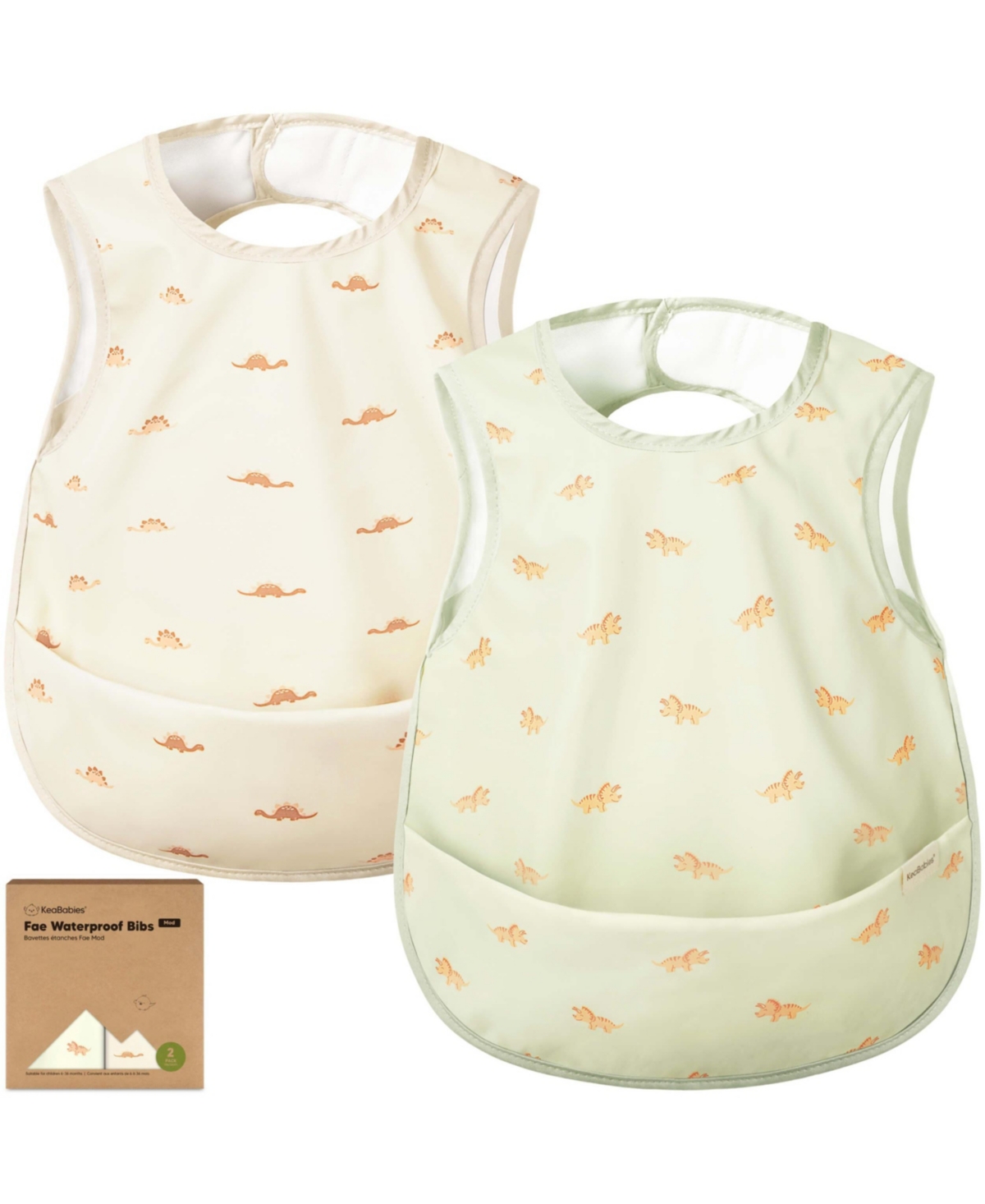Click here for KeaBabies 2-Pack Fae Waterproof Bibs for Baby Girl... prices