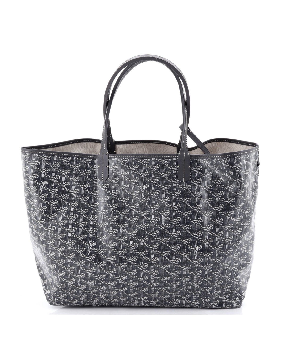 Click here for Pre-Owned Goyard Pm Saint Louis Tote Coated Canvas... prices