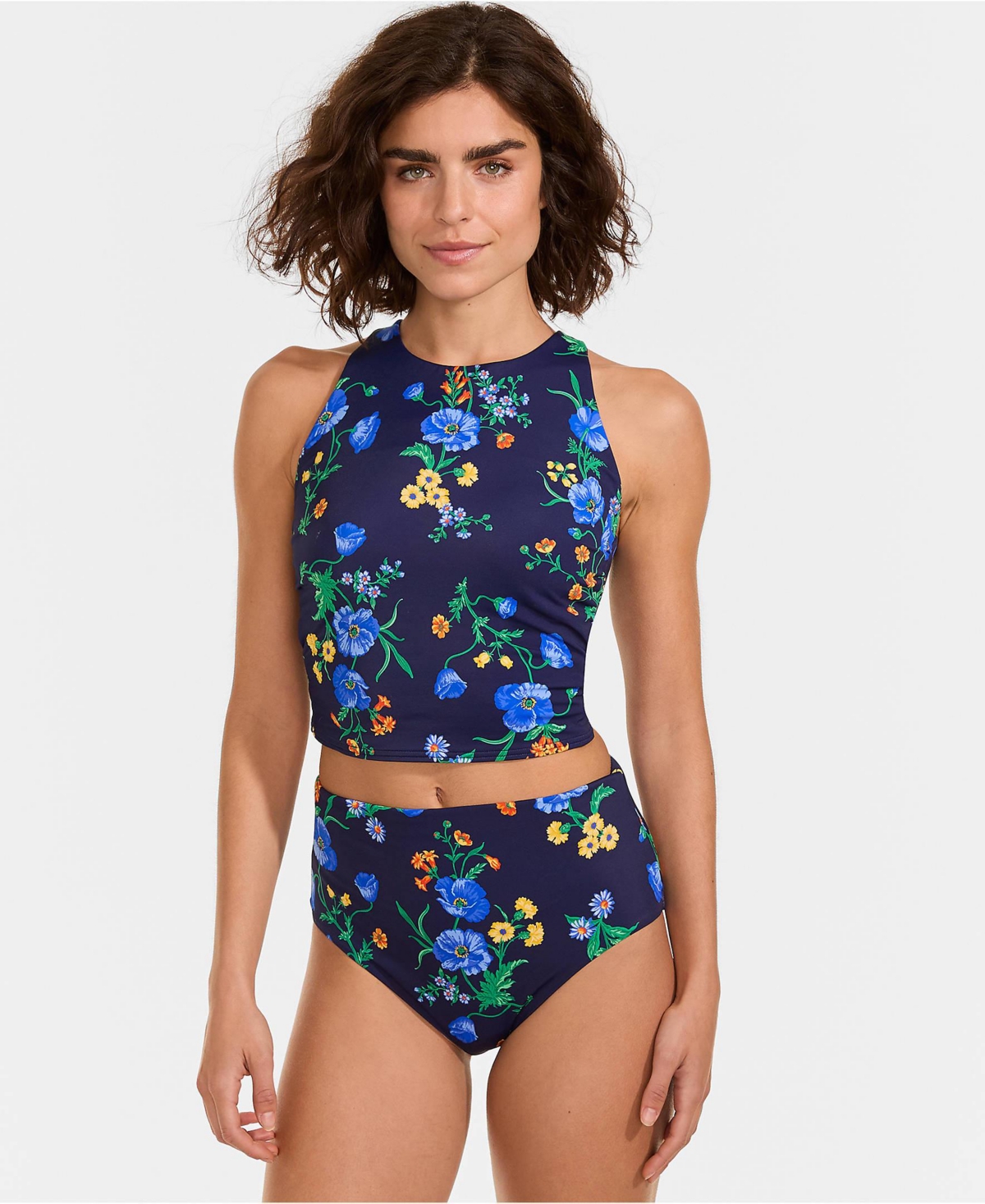 Click here for Lands End Womens Tugless Portrait Back Set - Navy/... prices