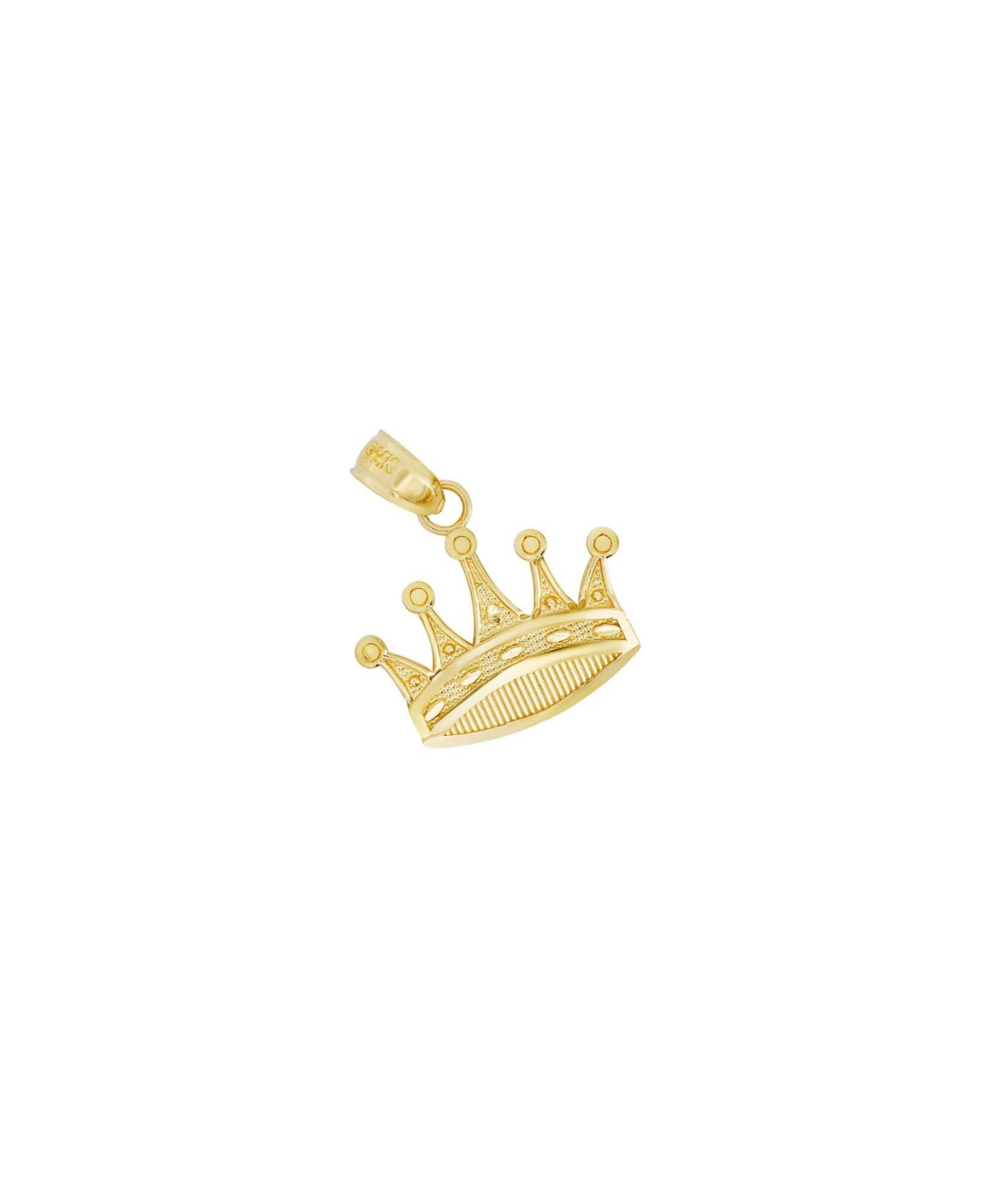 Click here for The Lovery Crown Charm 14K Gold - Yellow gold prices