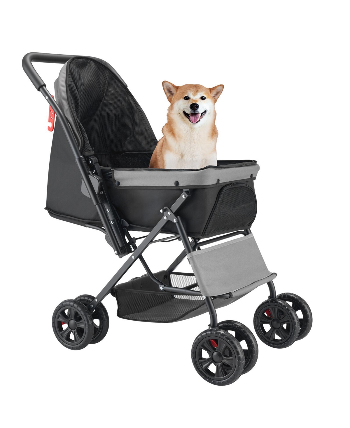 Click here for Aostirmotor 4-Wheel Pet Stroller: Foldable & Rever... prices