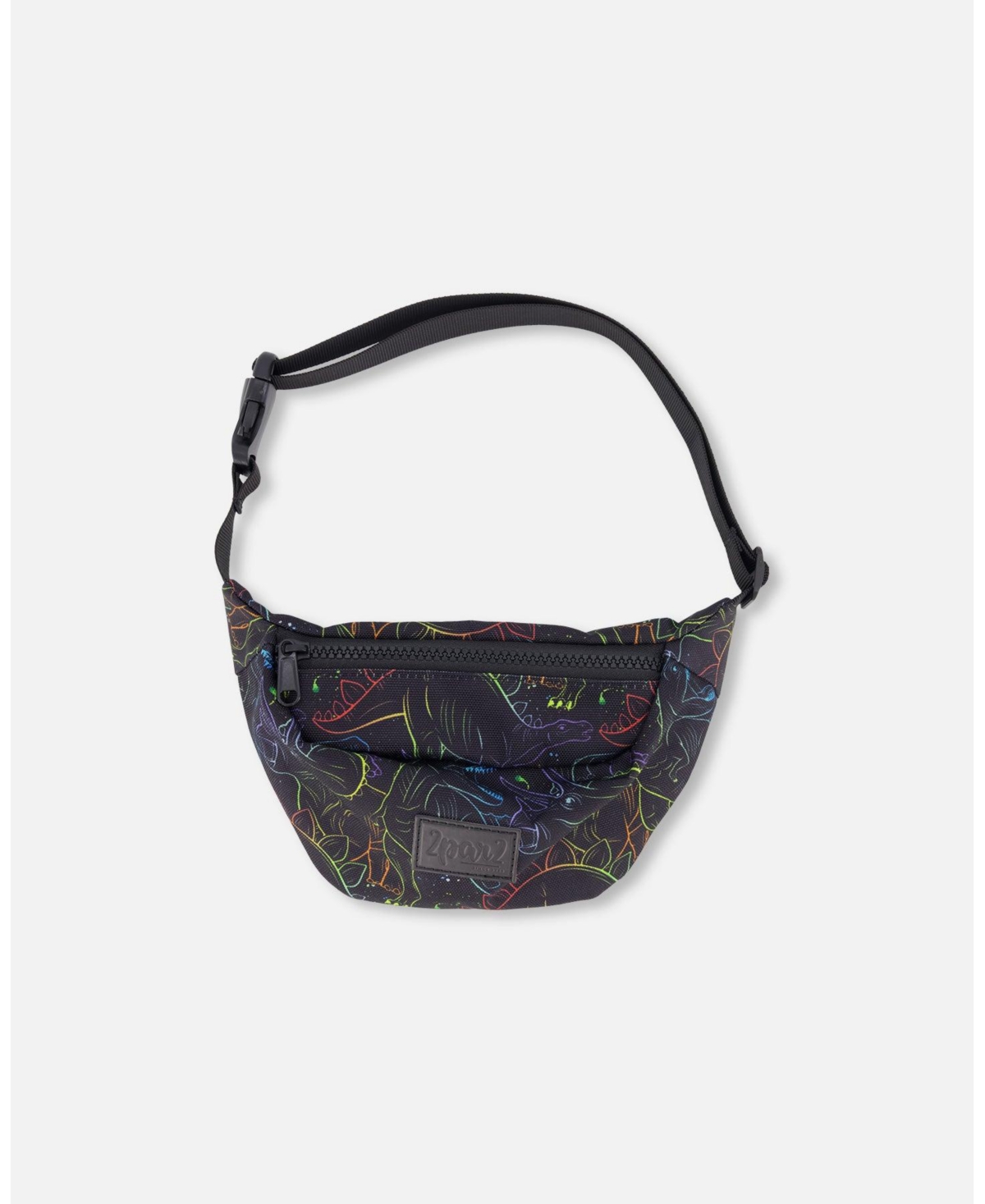 Click here for Deux par Deux Boy Fanny Pack - Black dinosaur prin... prices