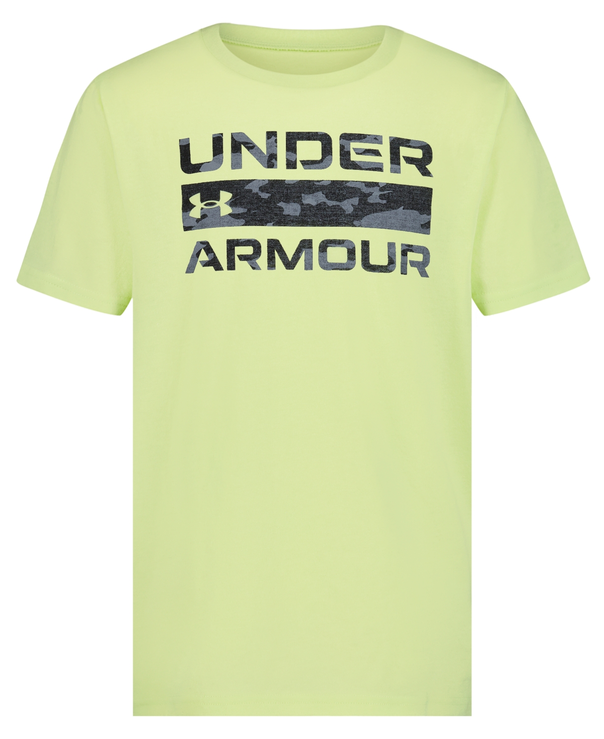 Click here for Under Armour Boys 8-20 Stacked Logo Crewneck T-Shi... prices