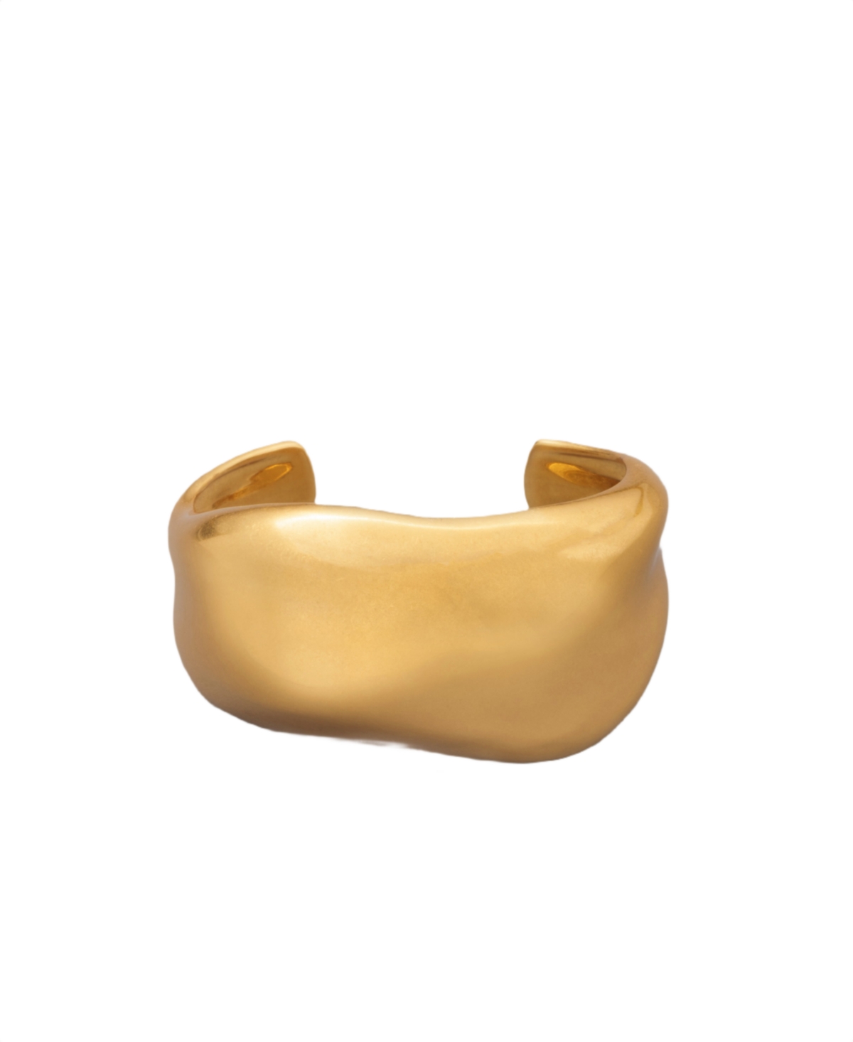 Click here for Donna Karan Gold-Tone Drama Molten Cuff Bracelet -... prices