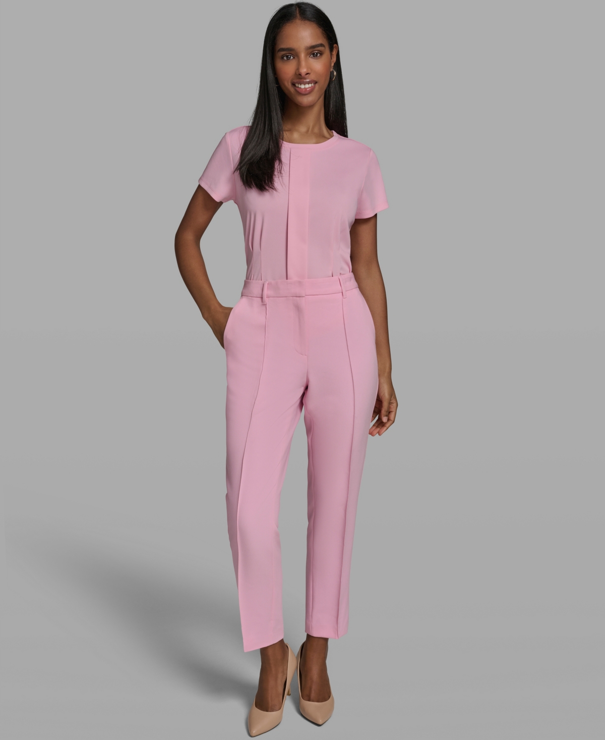 Click here for Karl Lagerfeld Paris Womens Straight Ankle Pants -... prices