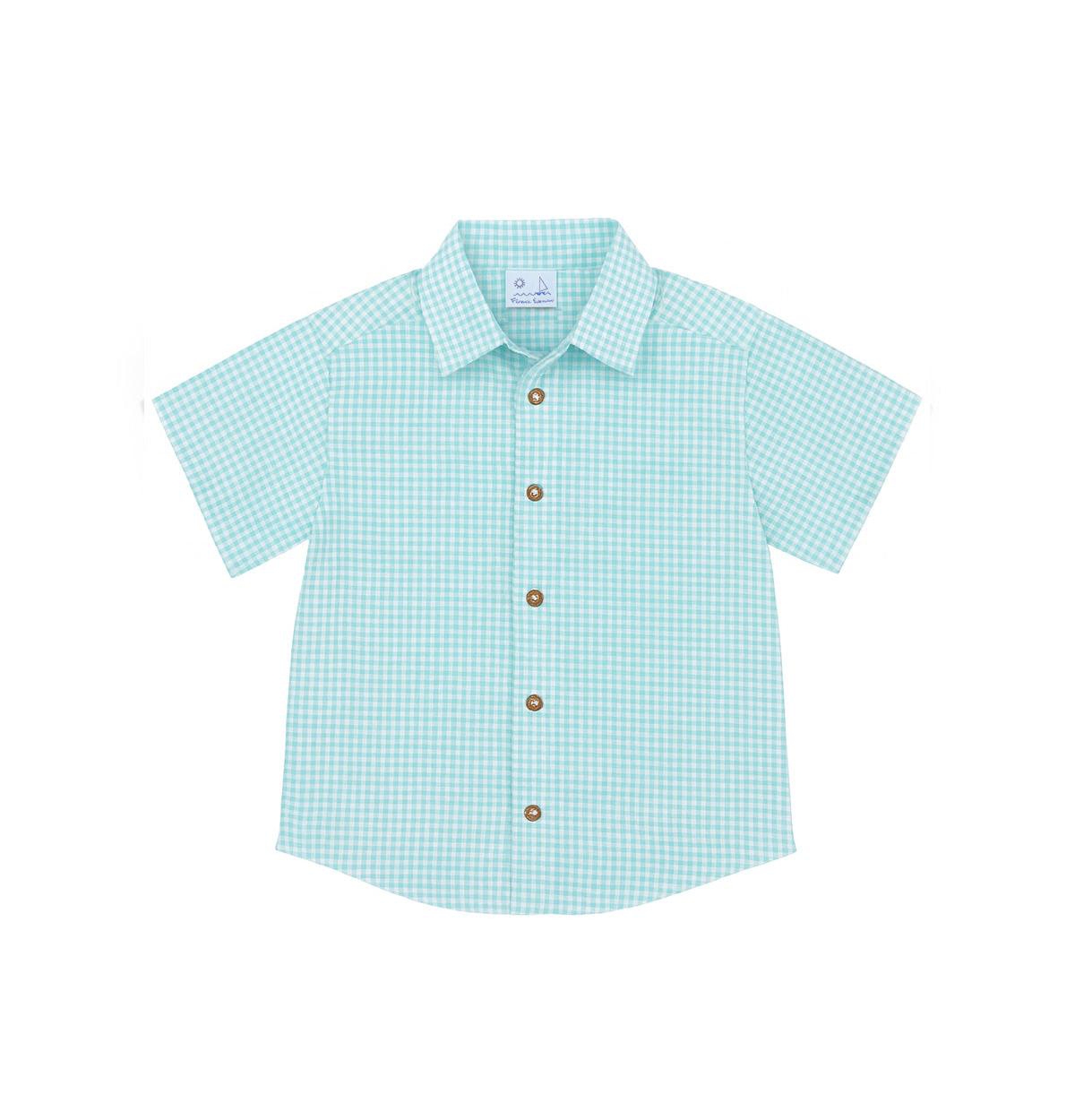 Click here for Florence Eiseman Toddler Boys Gingham Linen Look C... prices