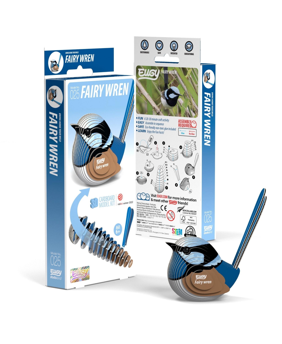 Click here for Eugy Fairy Wren 3D Puzzle prices