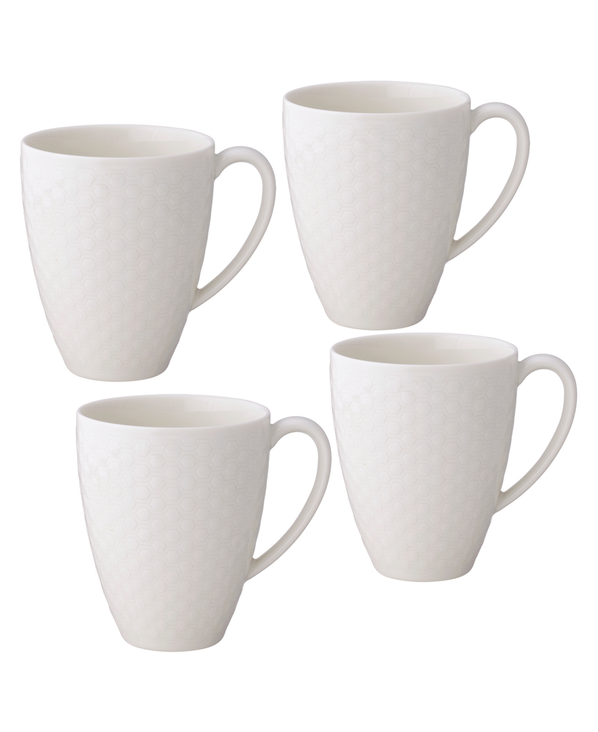Click here for Noritake Kikko 16 oz. Mugs  Set of 4 - Ivory prices