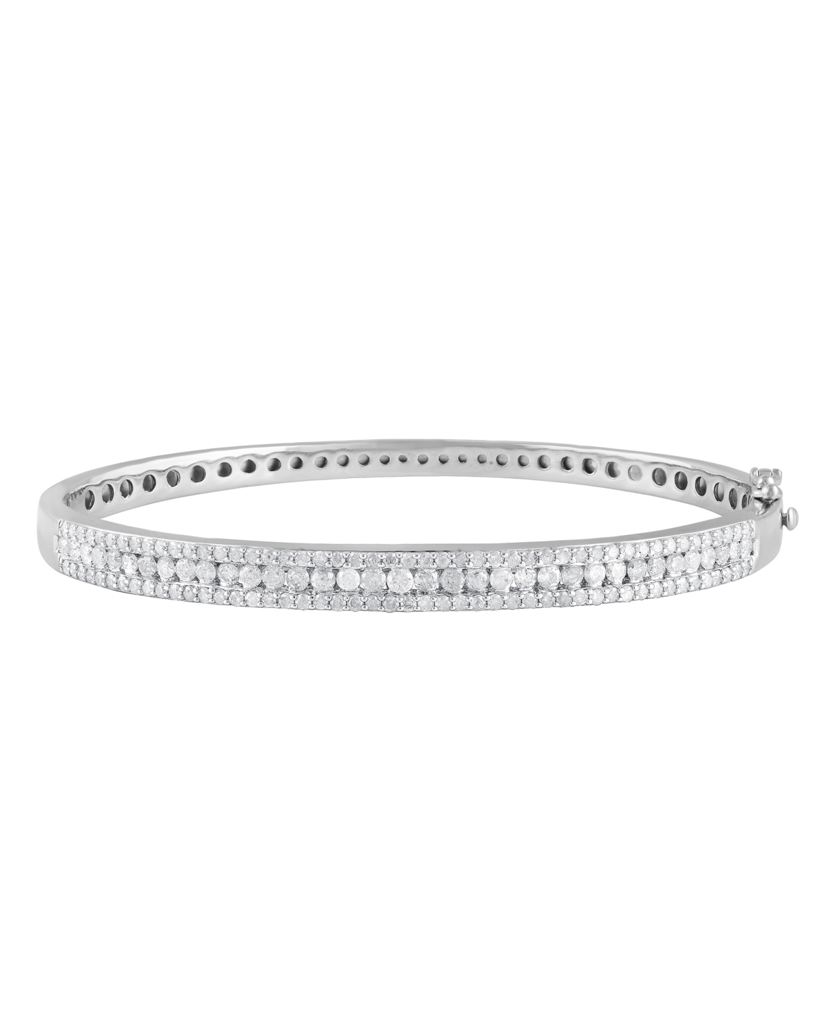 Click here for Macys Diamond Bracelet (2 ct. t.w.) in Sterling Si... prices