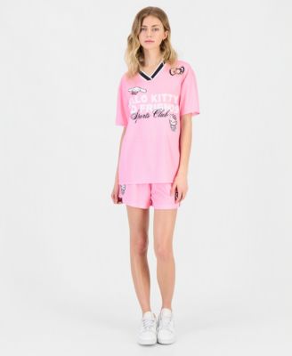 Click here for Love Tribe Juniors Hello Kitty Graphic Jersey Top... prices