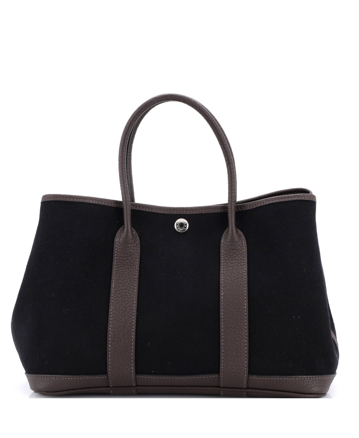 Click here for Pre-Owned HERMES 30 Garden Party Tote Toile and Le... prices