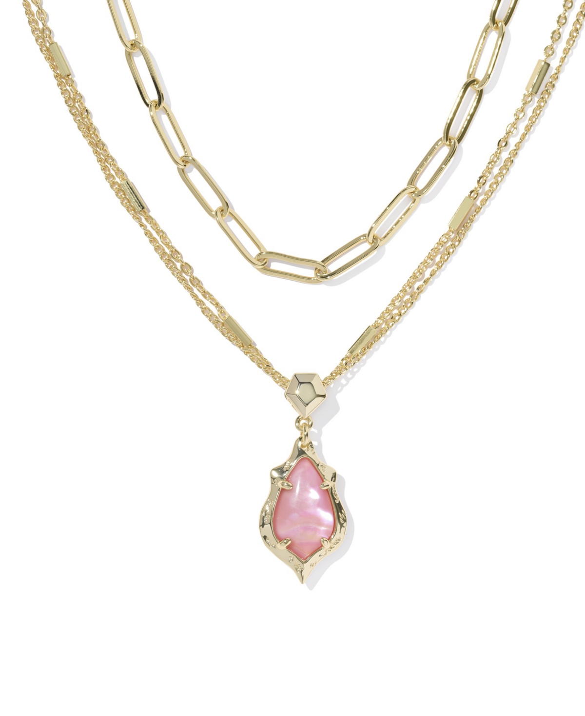 Click here for Kendra Scott Adriana Scallop Frame Multi Strand 14... prices