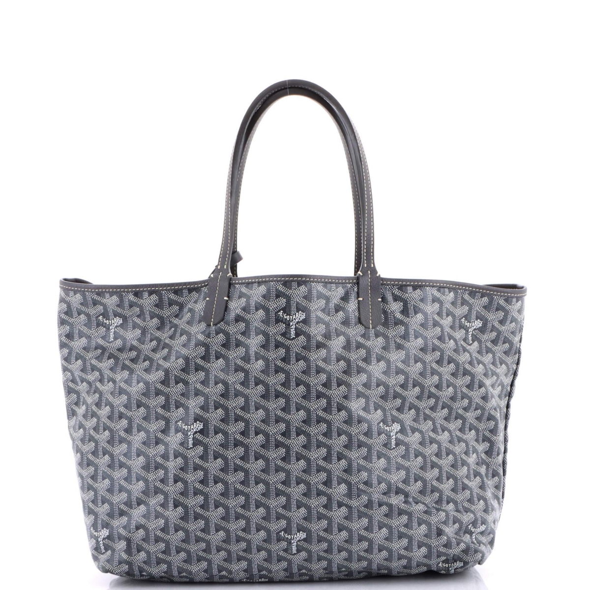 Click here for Pre-Owned Goyard Pm Saint Louis Tote Coated Canvas... prices