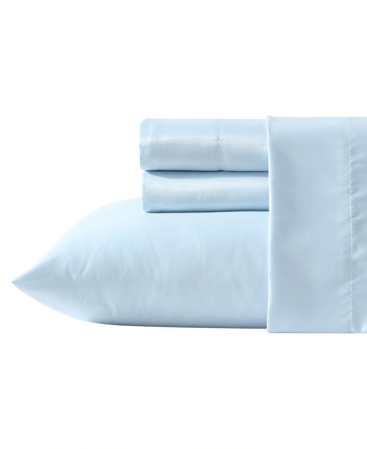 Click here for Laura Ashley Solid Satin Bliss 4-Pc. Sheet Set  Ki... prices