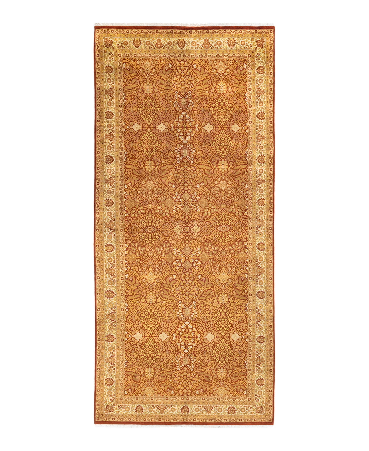 Adorn Hand Woven Rugs Mogul M1398 6 1 x 14 1 Area Rug - Orange
