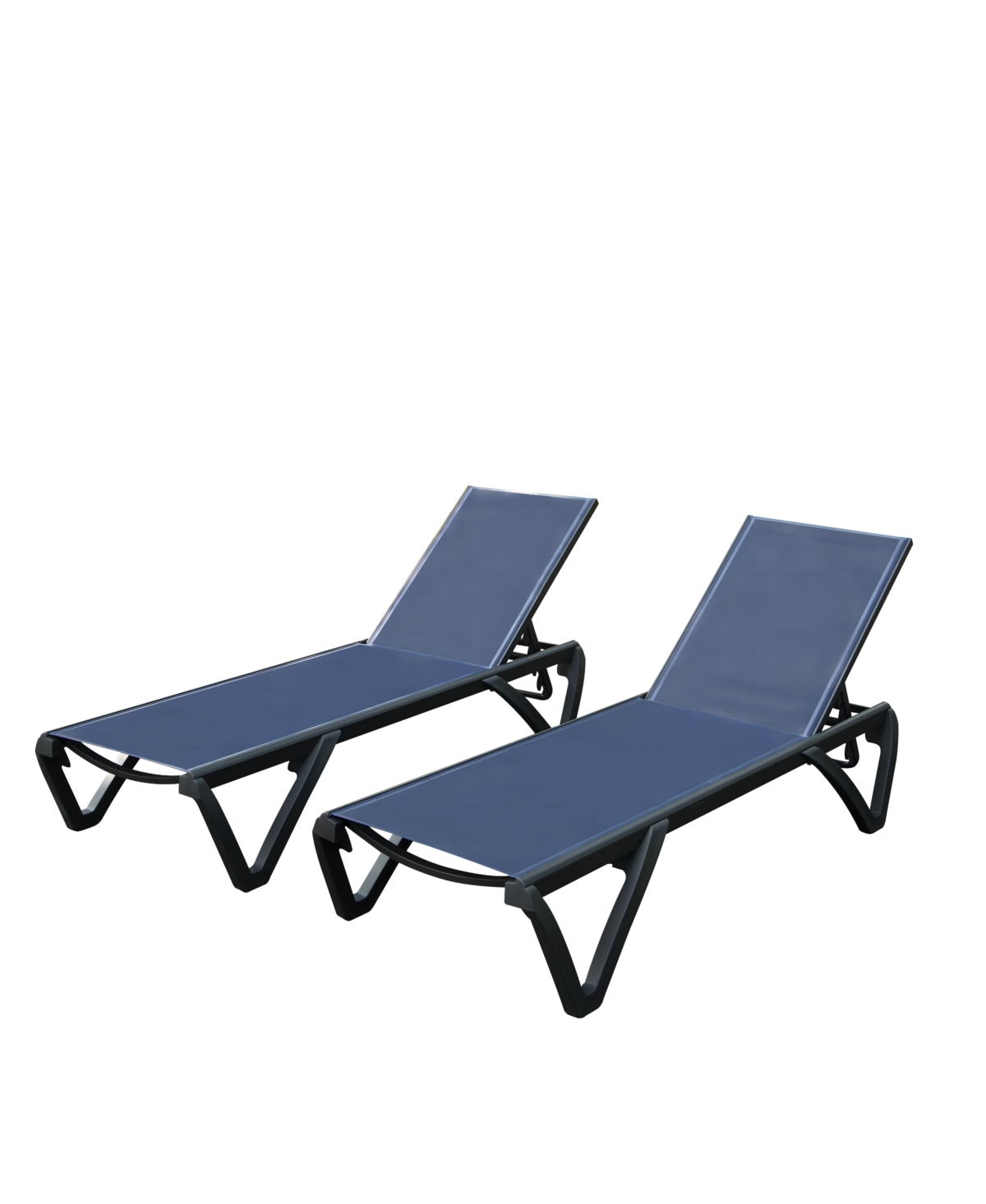 Click here for Clihome 2 Pcs Outdoor Lounge Chair  Aluminum Plast... prices
