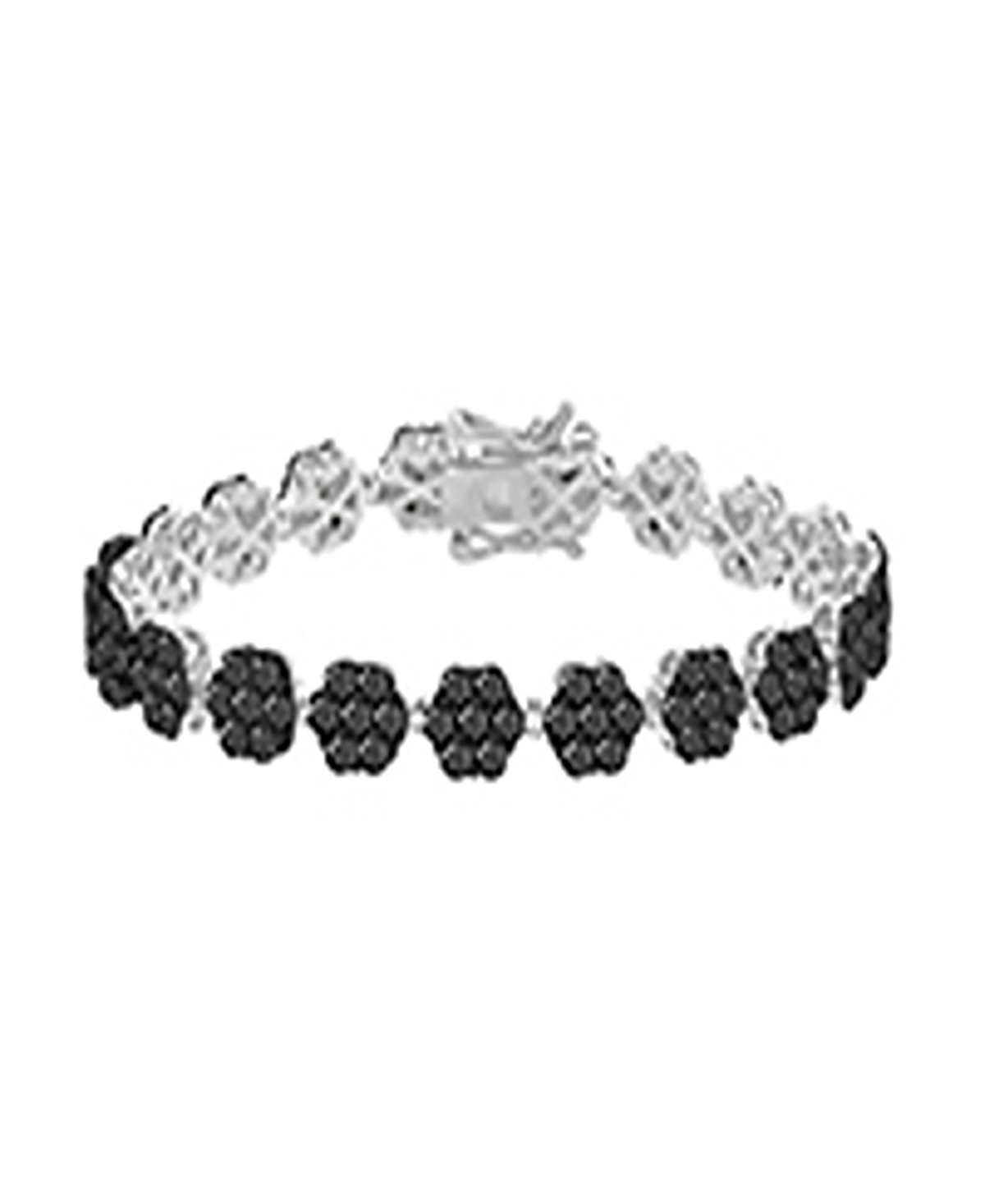 Click here for Macys Black Spinel Tennis Bracelet in Black Rhodiu... prices