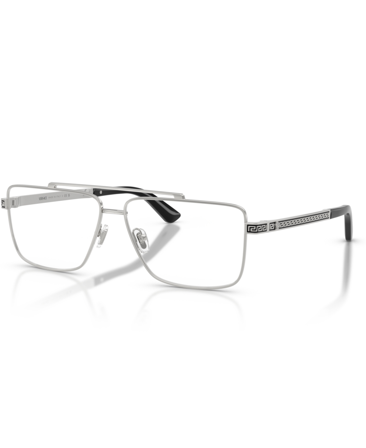 Click here for Versace Mens Rectangle Eyeglasses  VE1315 - Silver prices