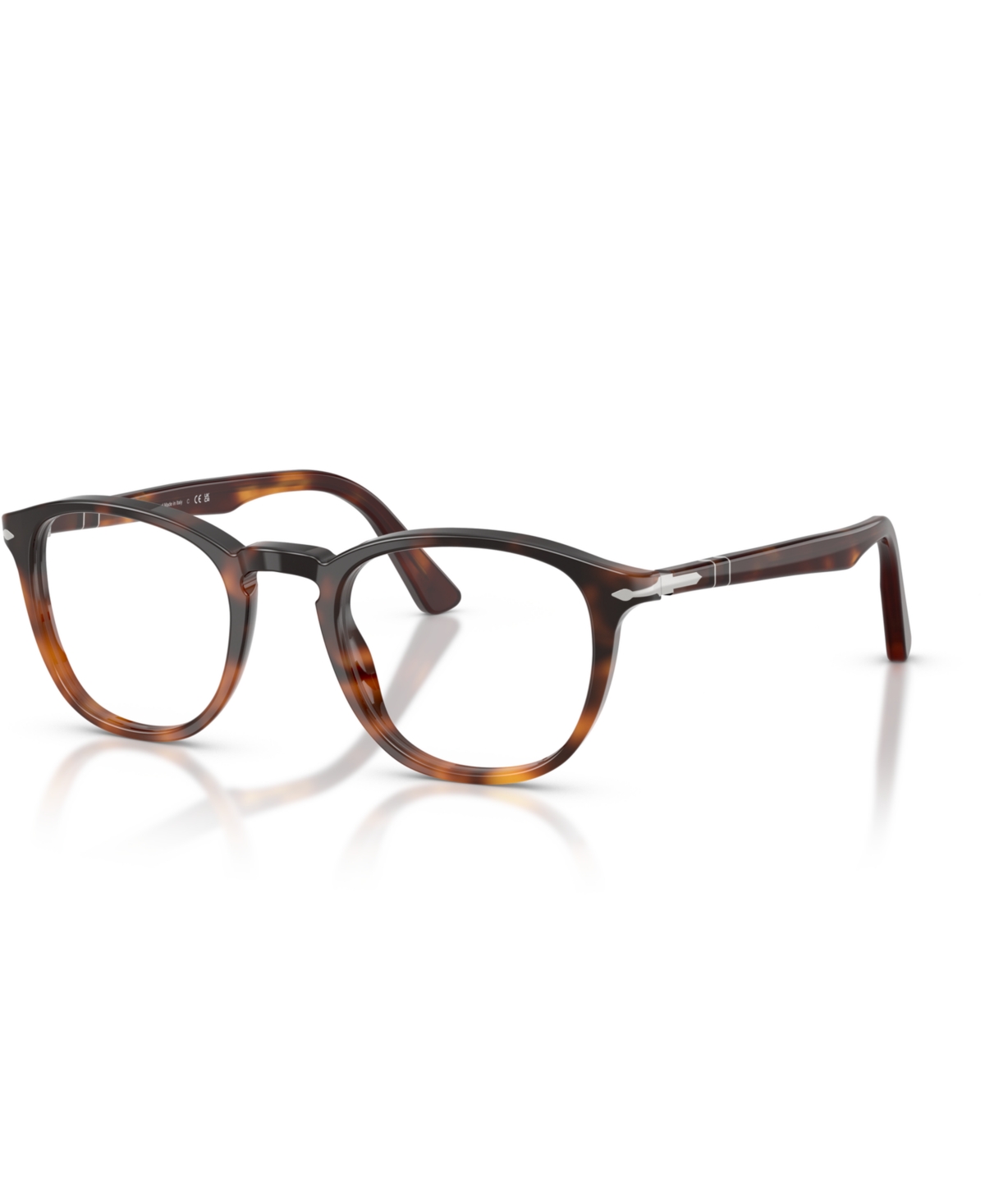 Click here for Persol Mens Round Eyeglasses  PO3143V - Havana Bro... prices