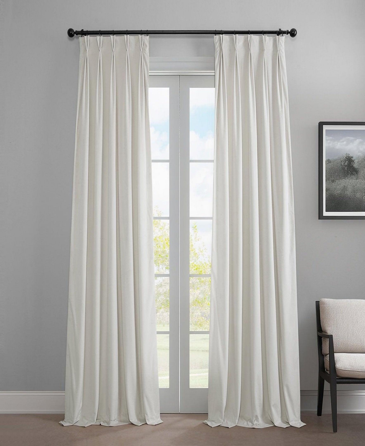 Click here for Half Price Drapes French Pleat Heritage Plush Velv... prices