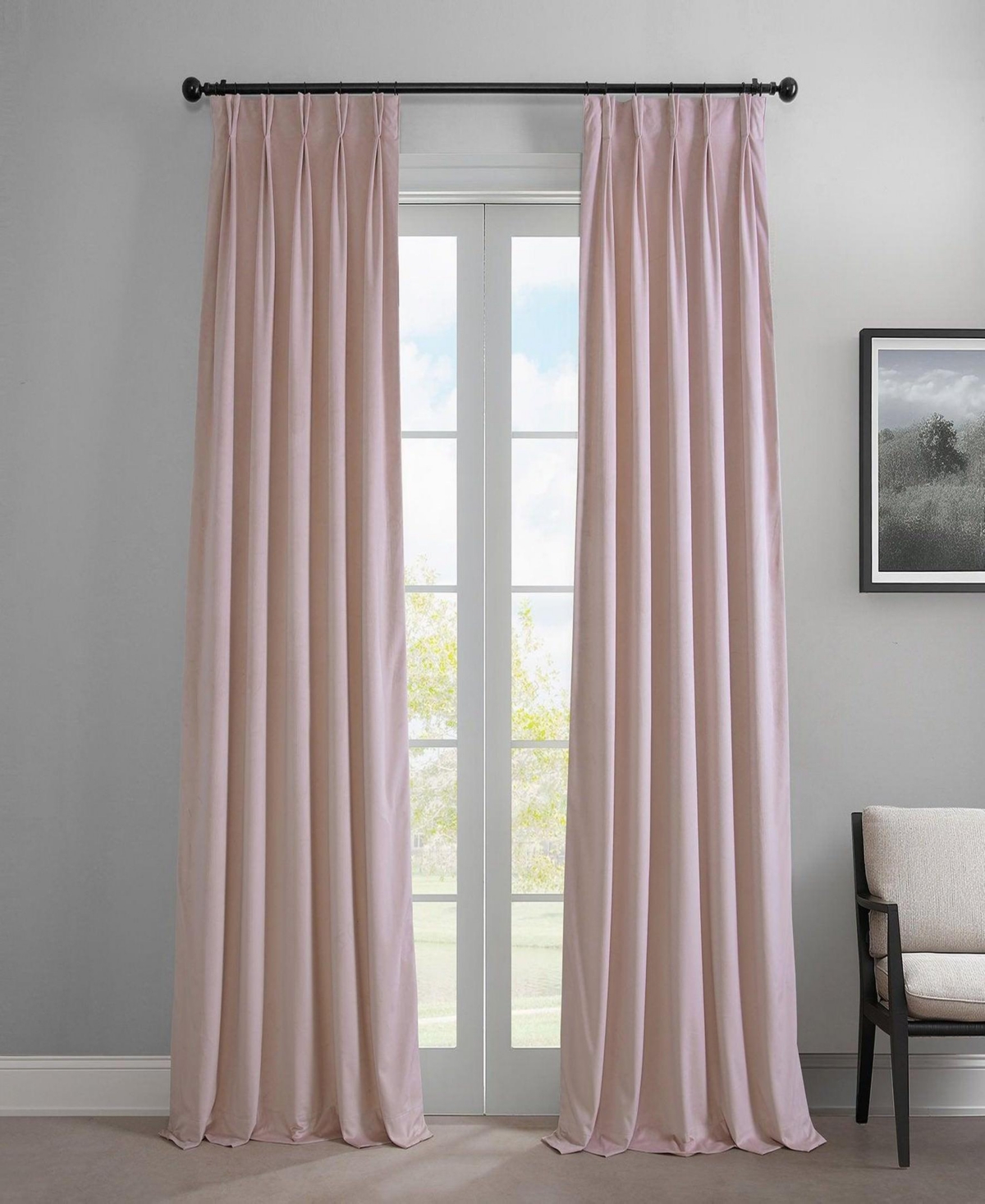 Click here for Half Price Drapes French Pleat Heritage Plush Velv... prices